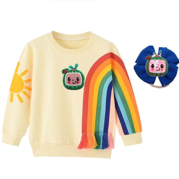boutique | Shirts & Tops | Cocomelon Birthday Long Sleeve Pullover Top ...